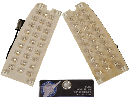 PAIR 67-72 Ford Truck 66-77 Bronco LED Tail Lamp Light Insert Board ...