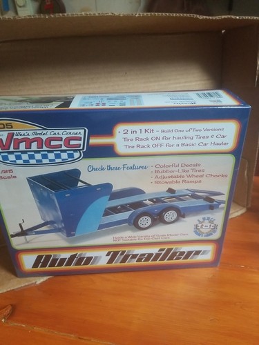 Wes's Auto Trailer Racecar Trailer Stock Car Trailer 1:25 scale 2 in 1 ...