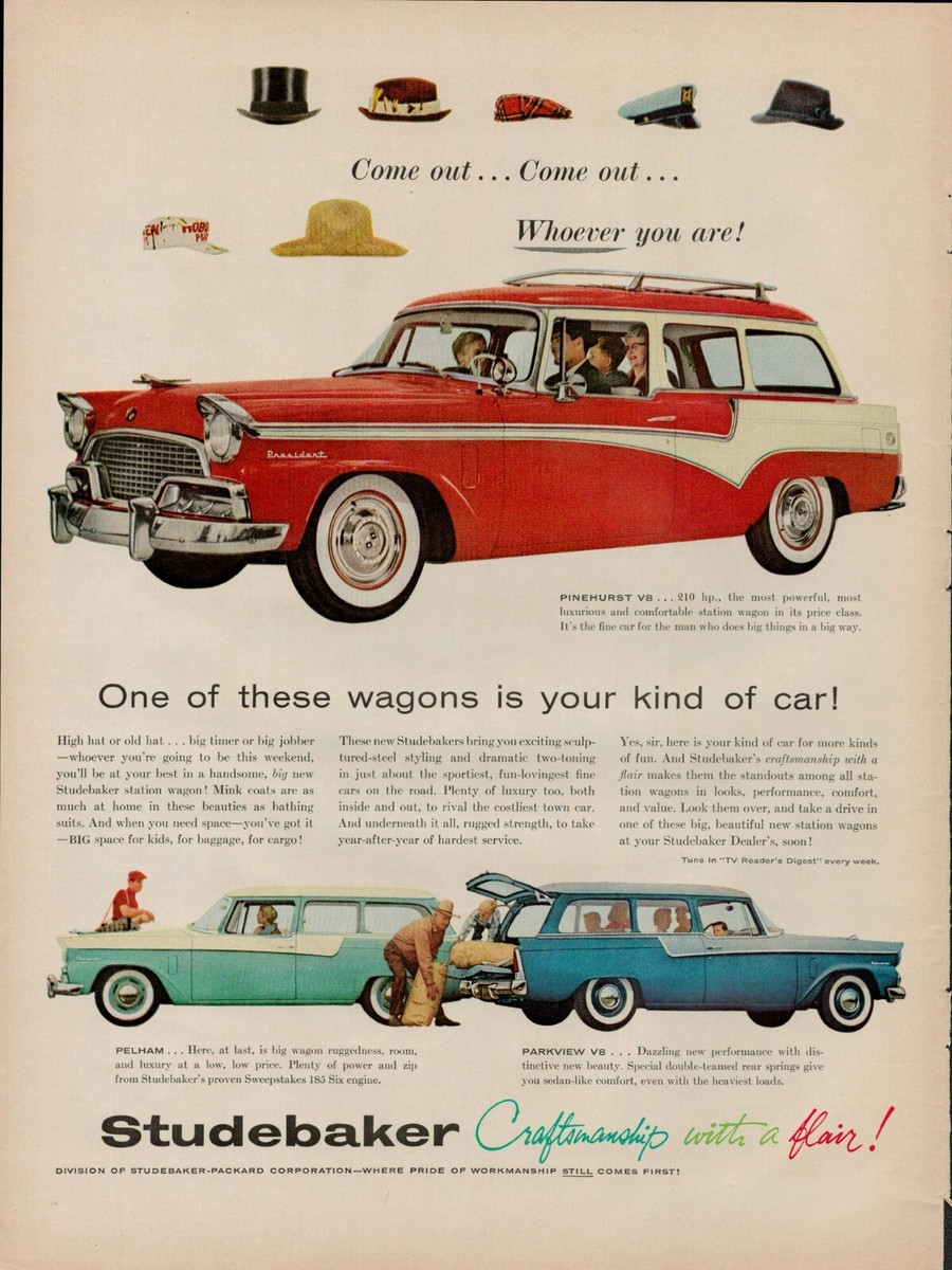 Studebaker Parkview Wagon 1957 Studebaker Station Wagon Brochure