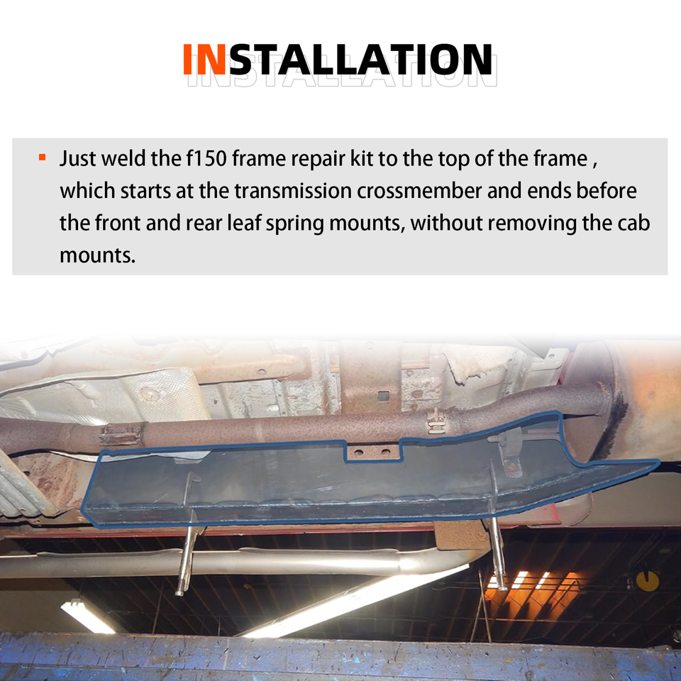 Center Frame Section Fit for 2004-2008 Ford F150 Super Cab Extended Cab ...