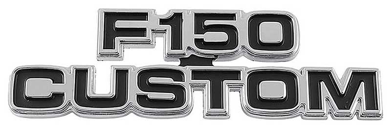 1977-79 Ford F-150 Truck; Cowl Side Emblem; "F150 CUSTOM" | eBay UK