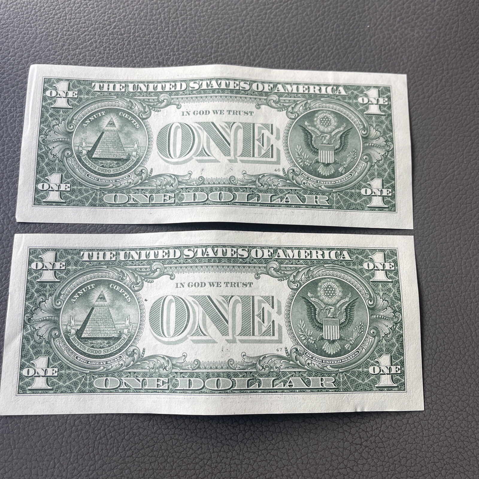 Sequential 1 Dollar Bills Consecutive Serial Numbers 2017 Series | eBay