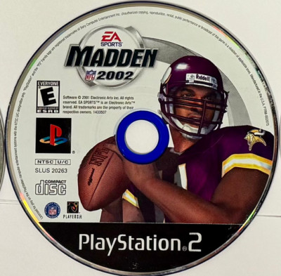 Madden 2002 Sony PlayStation 2 PS2 - Disc Only 14633143355| eBay