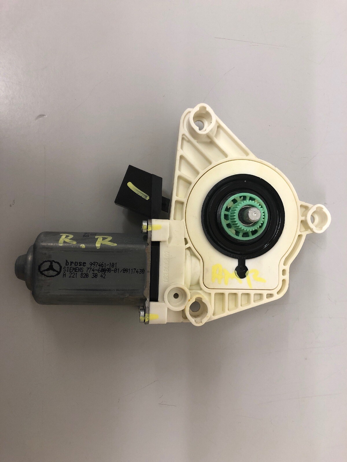 MERCEDES S-Class W221 ELECTRIC MOTOR WINDOW REGULATOR RIGHT REAR ...