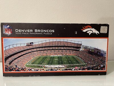 MasterPieces NFL Stadium Panoramic Jigsaw Puzzle 1000-Piece Denver ...