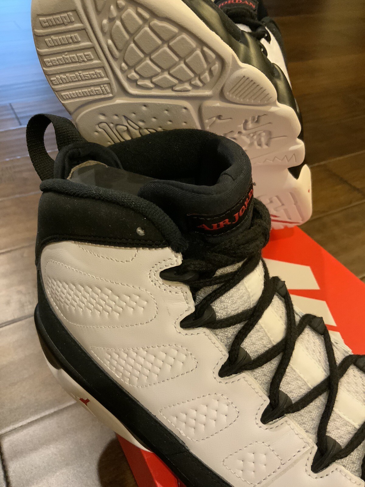 2016 Nike Air Jordan Retro 9 IX “Playoffs” White/Black/Red Size 11 ...