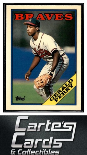 Gerald Perry 1988 Topps Tiffany #39 Atlanta Braves | eBay