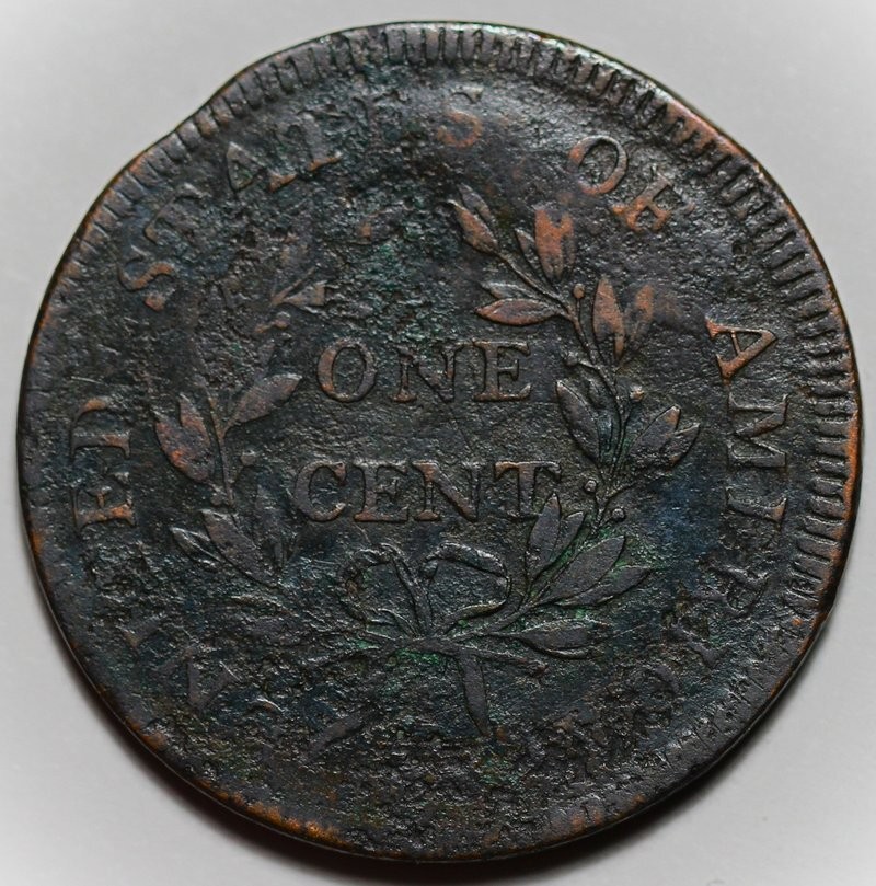1797 Draped Bust Large Cent - Reverse of 97 (S-138) - US 1c Copper Coin ...