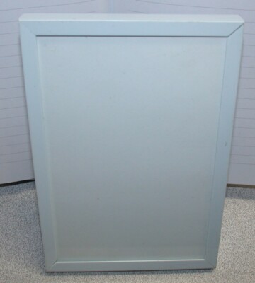 Harbortown Metal Photo Frame & Glass ~ White ~ Stand is Vertical or ...