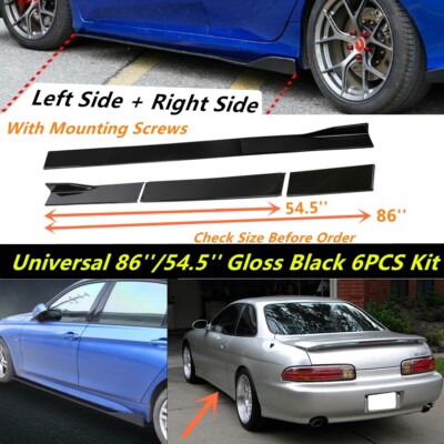 86"For Lexus SC 92-00 SC400 SC300 Side Skirt Lip Splitter Rocker Panel ...