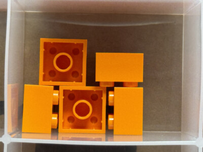 LEGO Parts - Orange Brick 2 x 2 - No 3003 - QTY 5 | eBay