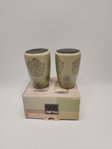 222 FIFTH "Chandi Sage" Salt & Pepper Boxed Set | eBay