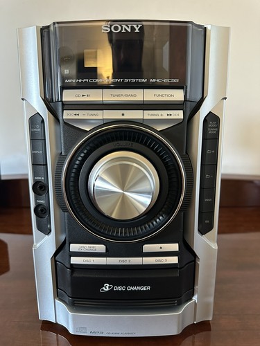 Sony HCD-EC55 Mini Hi-Fi Component 3 CD Changer MP3 Compact Disc ...
