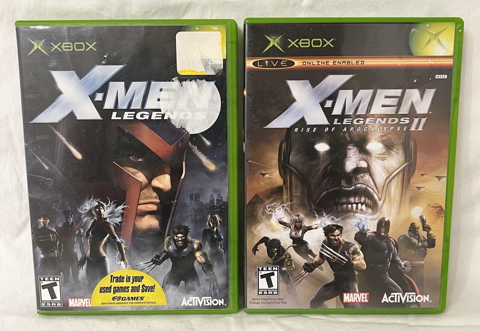 X-Men Legends 1 & 2 Set (Original Xbox) Legends & Rise Of Apocalypse | eBay