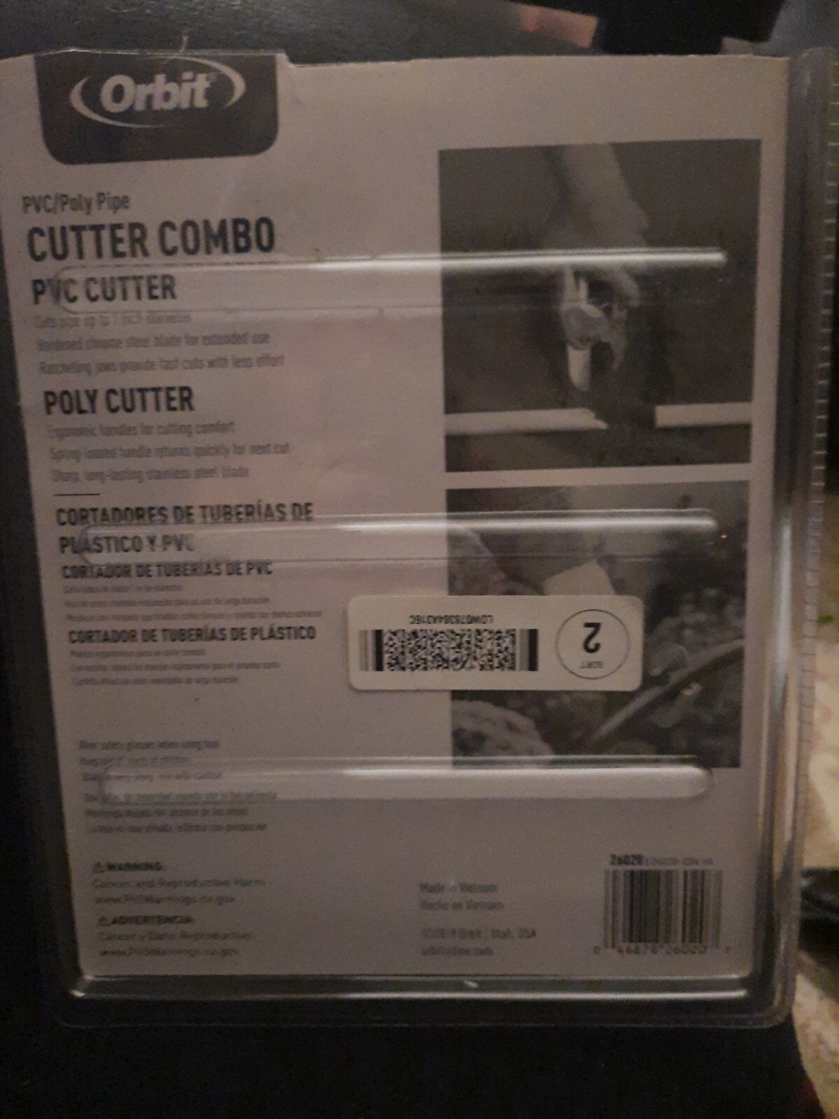 Orbit PVC & Poly Pipe Cutter Set LOC 9B | eBay