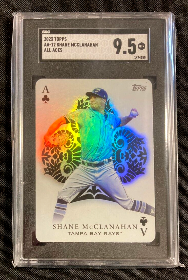 2023 Topps All Aces Baseball Card Shane McClanahan MINT+ SGC 9.5 CF ...