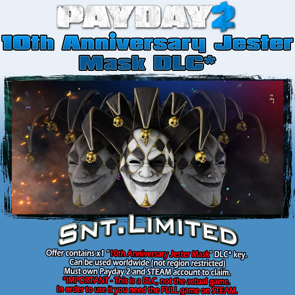 Payday 2 - Promotional Masks DLCs (STEAM) | eBay