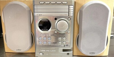 Philips MCM530 Micro Stereo System 5 Disc CD Changer AM/FM USB PC Link ...