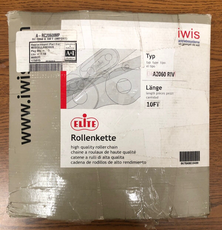 Roller Chain Elite Rollenkette RC2060 X 10 FT | eBay