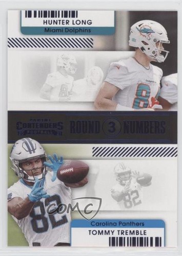 2021 Contenders Round Numbers Sapphire Hunter Long Tommy Tremble Rookie ...
