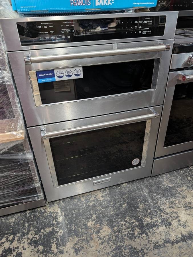 KitchenAid KOEC530PPS 30 inch Stainless Wall Oven/Microwave Combination ...