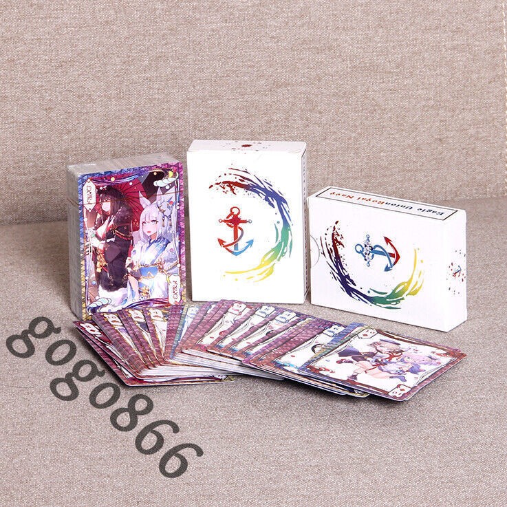 Anime Azur Lane New Playing Game Cards Poker Collection Update Card 54 ...