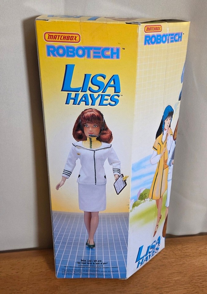 New Robotech Lisa Hayes 11-1/2" Action Figure Doll 1985 Matchbox Sealed ...