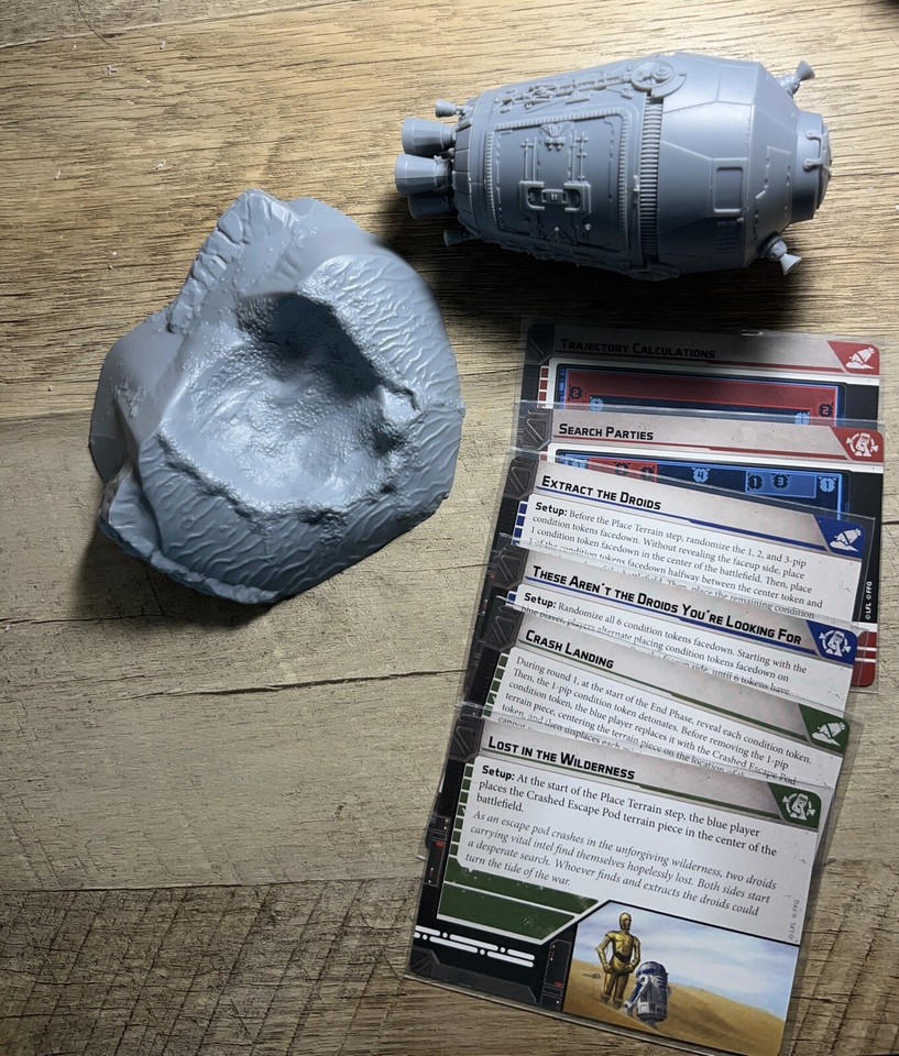 Star Wars: Legion Crashed Escape Pod - Cards & Terrain | eBay