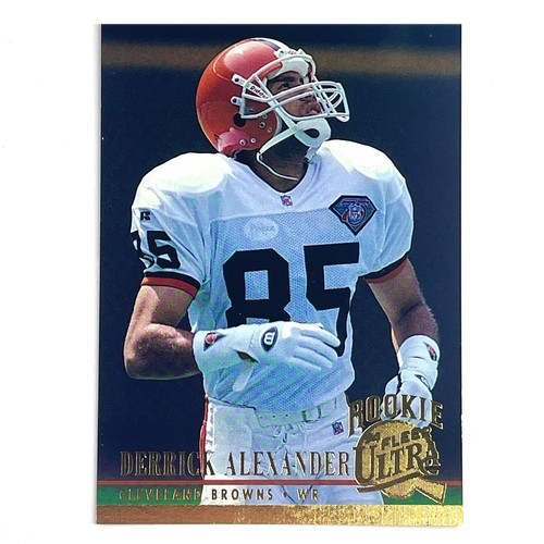 Derrick Alexander 1994 Fleer Ultra NFL Rookie Card 362 Cleveland Browns ...