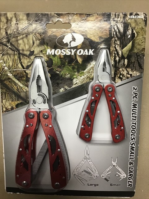 Mossy Oak 2-piece Multi Tools Small & Larger Red 1342362 for sale ...
