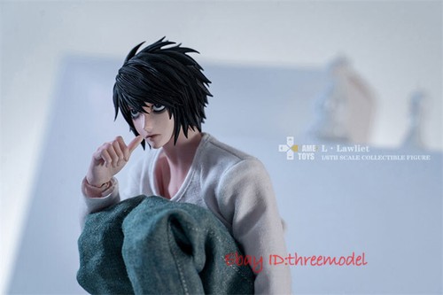 GAMETOYS 1/6 GT-007UP DEATH NOTE L·Lawliet L Action Figure Silica gel ...