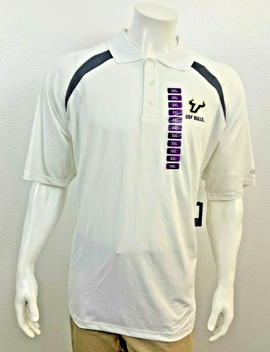 University of South Florida USF Bulls Polo Shirt Mens Size XXL 2XL NEW ...