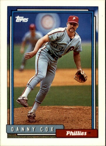 1992 Topps Philadelphia Phillies Baseball Card #791 Danny Cox | eBay