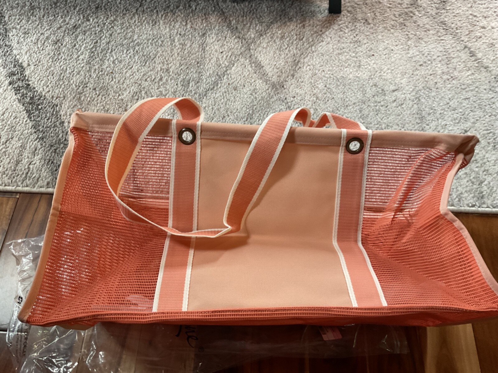 Thirty One MESH LARGE Utility Tote in Canyon Sunset Mesh - NWT | eBay