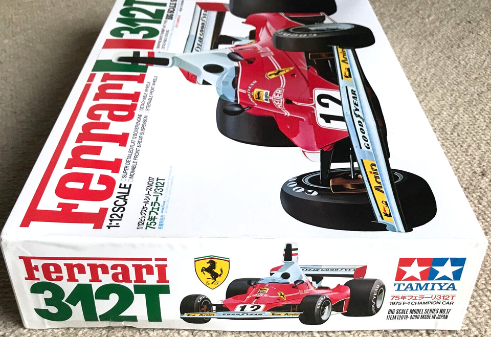 TAMIYA 1/12 FERRARI 312T F1 Racing Car Plastic Model Kit Big Scale ...