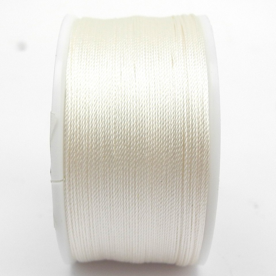 Pearsalls Size 10 Pearl Re-Stringing Beading Silk 234 metres Ø0.33mm ...