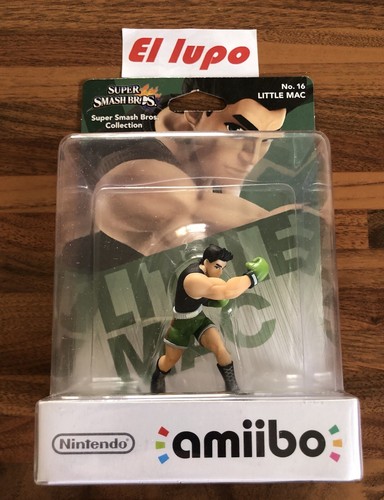 AMIIBO LITTLE MAC NUMERO 16 SUPER SMASH BROS COLLECTION NEUF NINTENDO ...