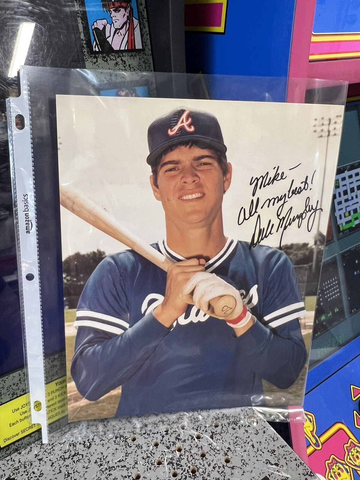 Dale Murphy Signed Autographed 8x10 Braves Personalized “To Mike” | eBay