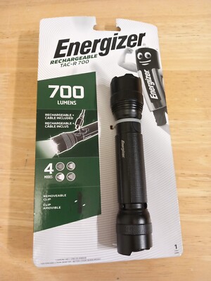 Energizer Rechargeable TAC-R 700 Flashlight - 700 Lumens Torch Box ...