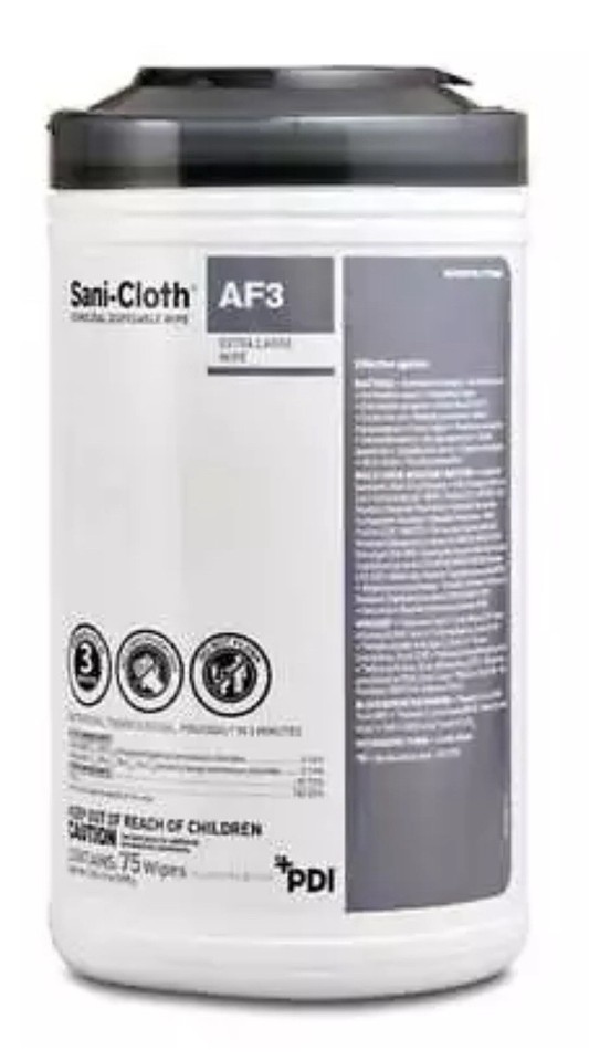 (6 Cans of 75) PDI P72584 Sani-Cloth AF3 Germicidal Disinfectant Wipes ...