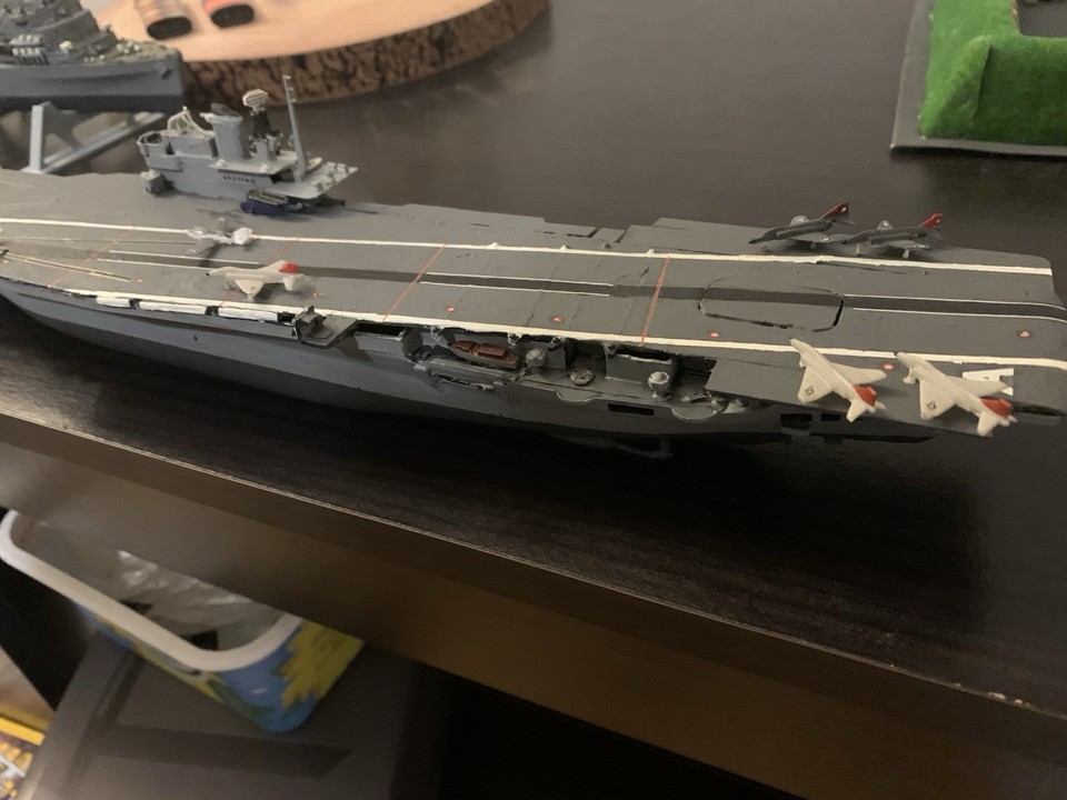 1/600 Royal Navy Aircraft Carrier Model | eBay UK