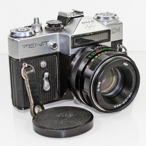 ZENIT EM MOSHVA 1980 & HELIOS 44M VINTAGE MOSCOW GAMES 35mm SOVIET ...