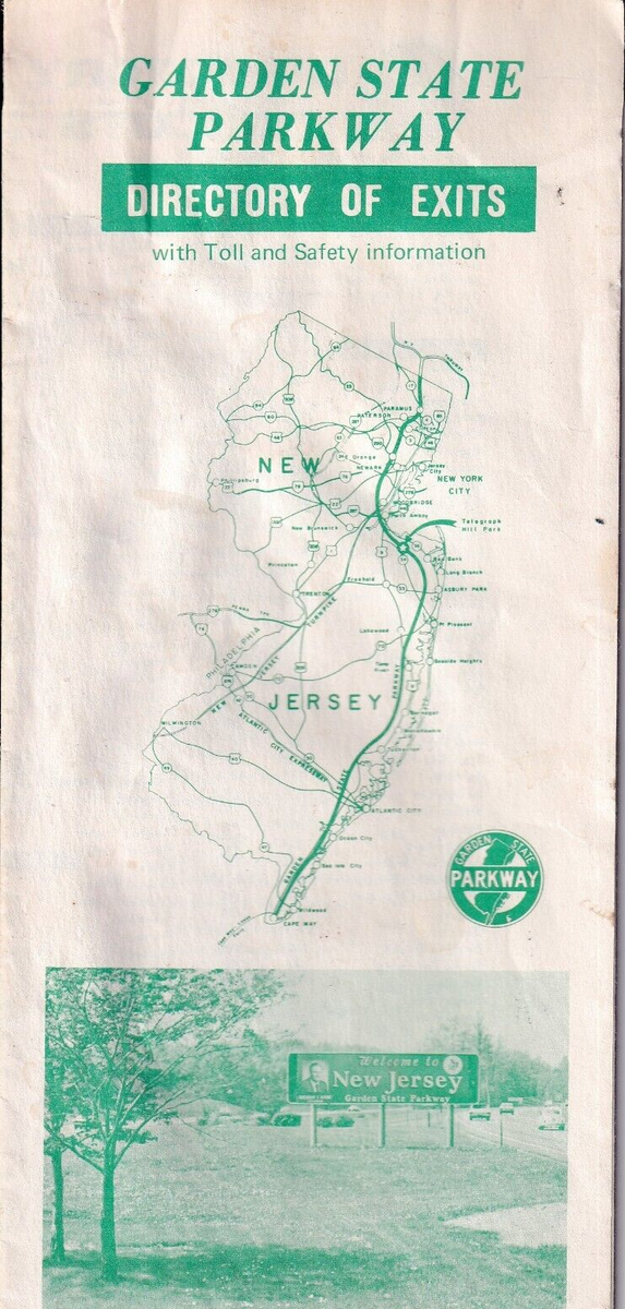 Map Of Garden State Parkway Rest Stops EXIT 82 Scanner News Motor
