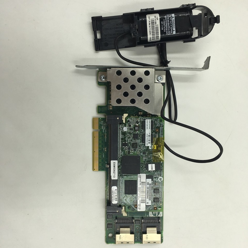 HP 572532-B21 P410 512MB 578882-001 FBWC +571436-002 Battery controller ...