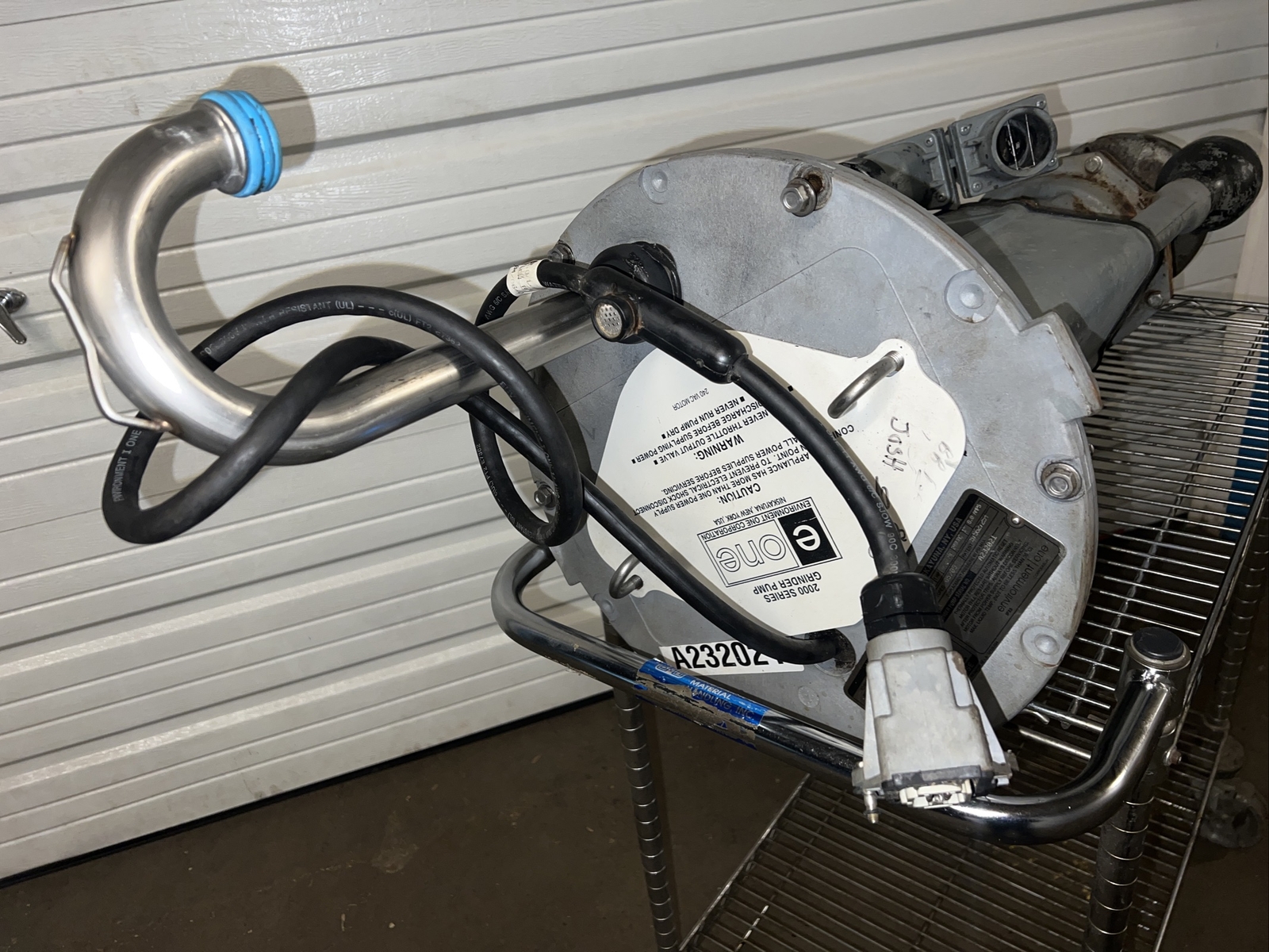 e one Environment One Corp 2000 Series Grinder Pump 1 HP 1 Ph 240VAC ...