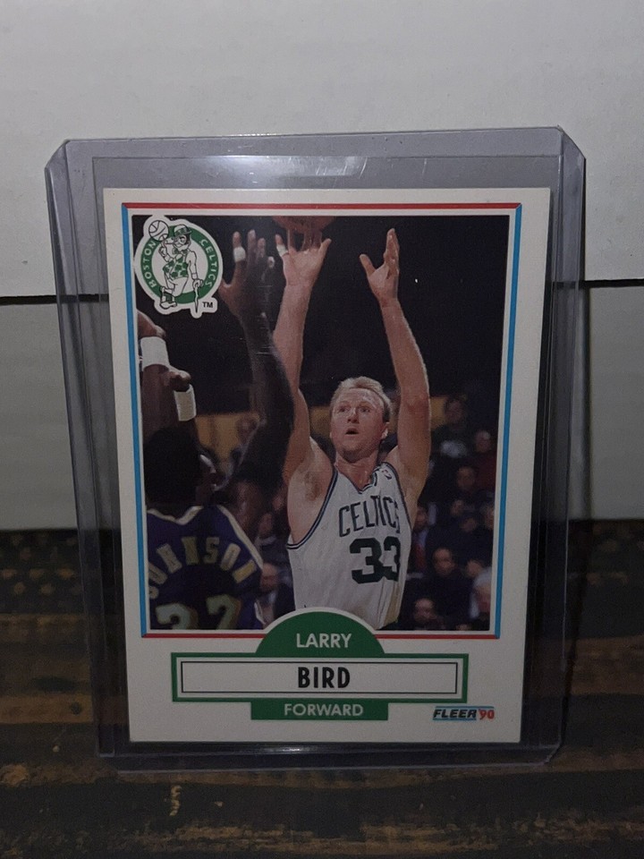 1990 Fleer LARRY BIRD Boston Celtics Basketball *Error Card - Mint* | eBay