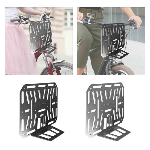 Folding Bike Carrier Bracket Portable Bike Front Rack for Cycling ...
