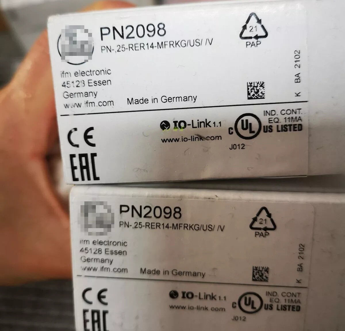 NEW IFM PN2098 Pressure Sensor UPS shipping | eBay