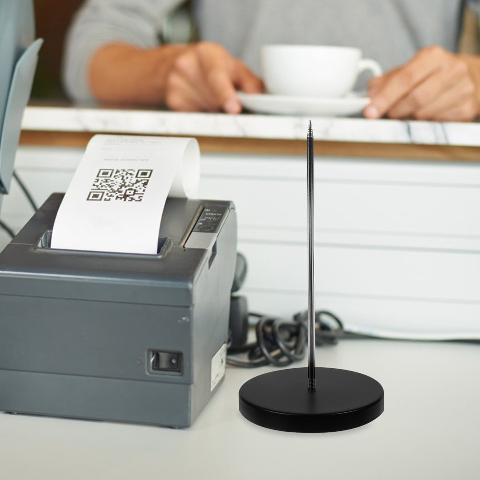 Document Holder Receipt for Restaurant Work Desk Black Office Supplies ...