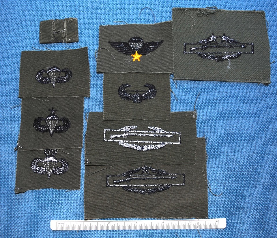 QUALIFICATION BADGES, SUBDUED SEW ON, 9 EA | eBay